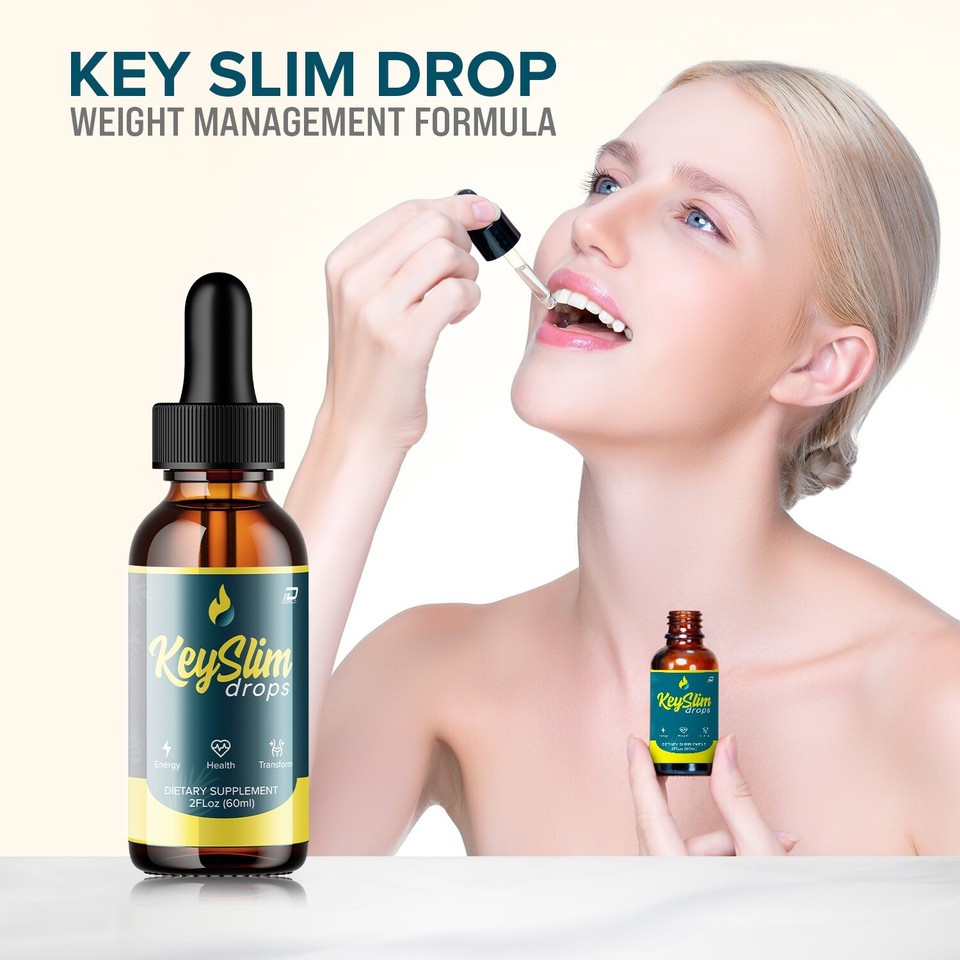 (1 Pack) KeySlim Metabolism Drops Liquid Supplement-Key Slim Weight ...