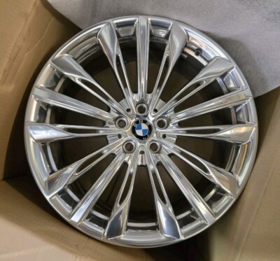 Original Finish 20" BMW 740 750 760 OEM 646 Polished Wheel Rim G11 G12 ...