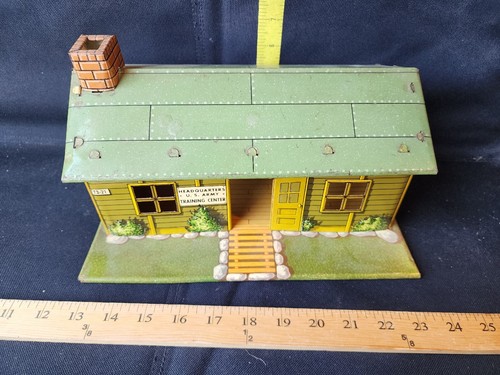 Vintage Marx US Army Training Center T3-21 Headquarters Tin Litho ...