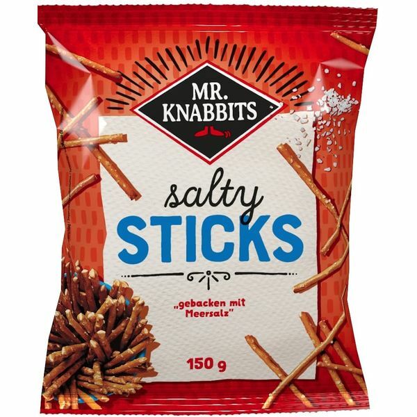 Mr.Knabbits Salzstangen 12x150 g Beutel | eBay