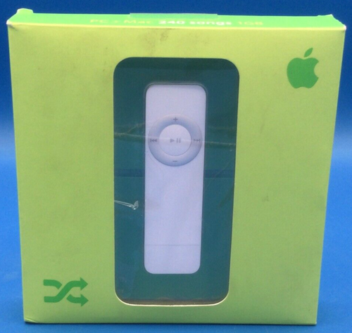 APPLE iPod Shuffle 1st Generation 1GB M9725LL/A NEW OPEN BOX Fast Free ...