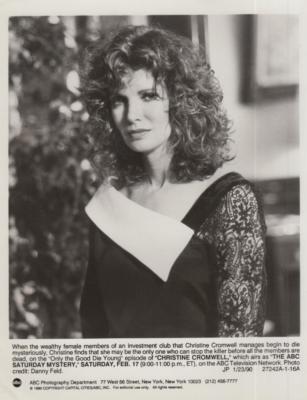 Christine Cromwell in "Only The Good Die Young" 1/23/90 ABC -Original ...