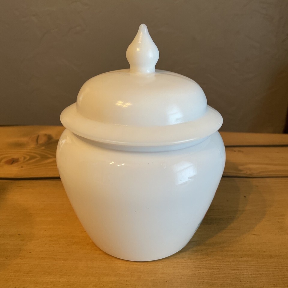 Avon # 10 White Milk Glass Acorn Shaped Jar Bird With Lid Vintage | eBay