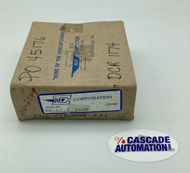 ELCO CORP 8016-038-000-836 CONNECTOR (BOX OF 2) for sale online | eBay