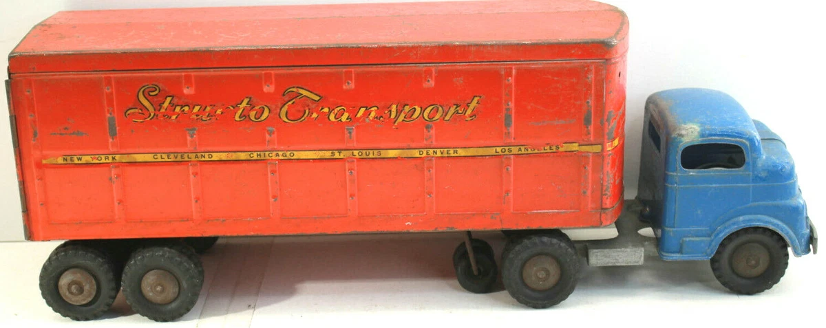 Vintage Structo Transport Toy Truck - Home Alqu
