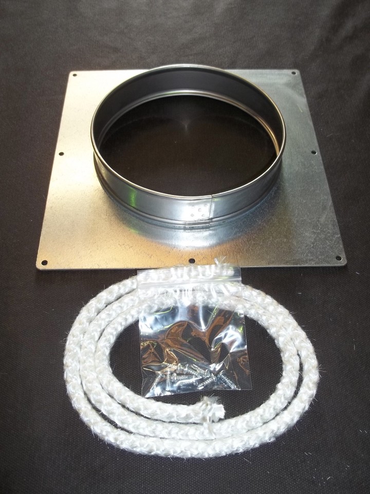 Chimney Closure/ register plate/ collar. 5" ( stainless steel collar ...