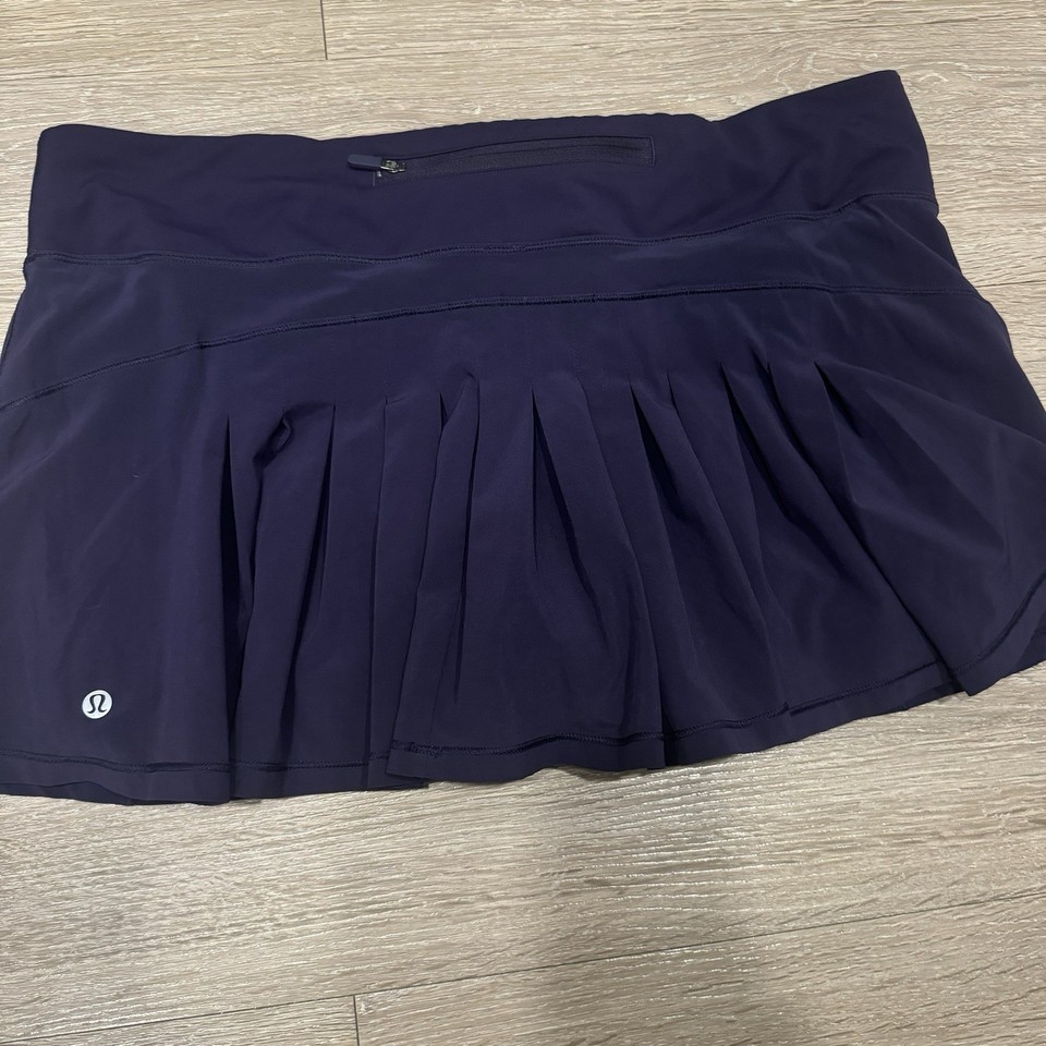 Lululemon Circuit Breaker Purple Tennis Running Gym Skirt Skort Womens ...