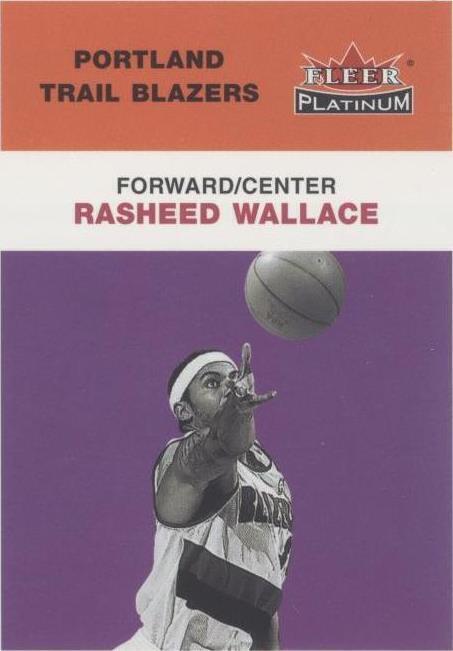 2001-02 Fleer Platinum - Rasheed Wallace #113 for sale online | eBay