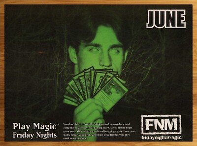 2007 Friday Night Magic The Gathering Print Ad/Poster CCG TCG Card Game ...