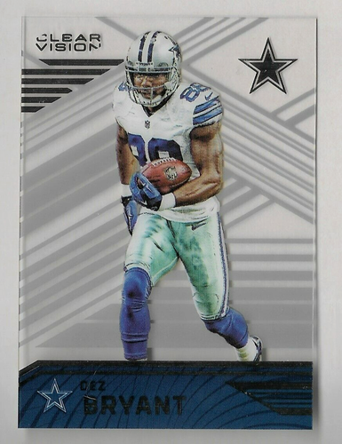 DEZ BRYANT 2016 PANINI CLEAR VISION ACETATE INSERT CARD #18 COWBOYS | eBay