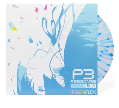 Persona 3 Reload Megamix Vinyl Record Soundtrack LP Blue Clear Splatter ...