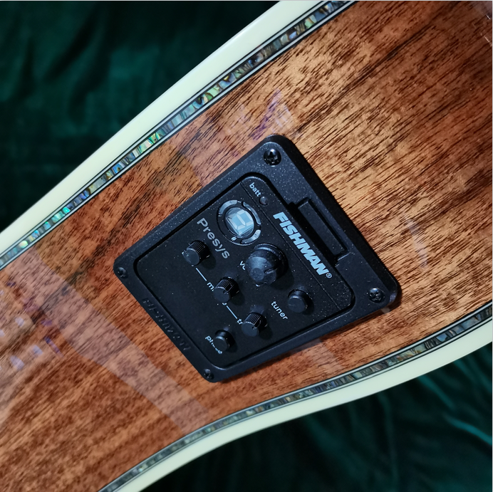 Cutway Hollow Body 45S Acoustic Electric Guitar Full Koa with EQ ...