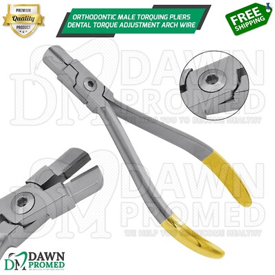 Orthodontic T/C Male Torquing Plier Dental Torque Adjustment Arch wire ...