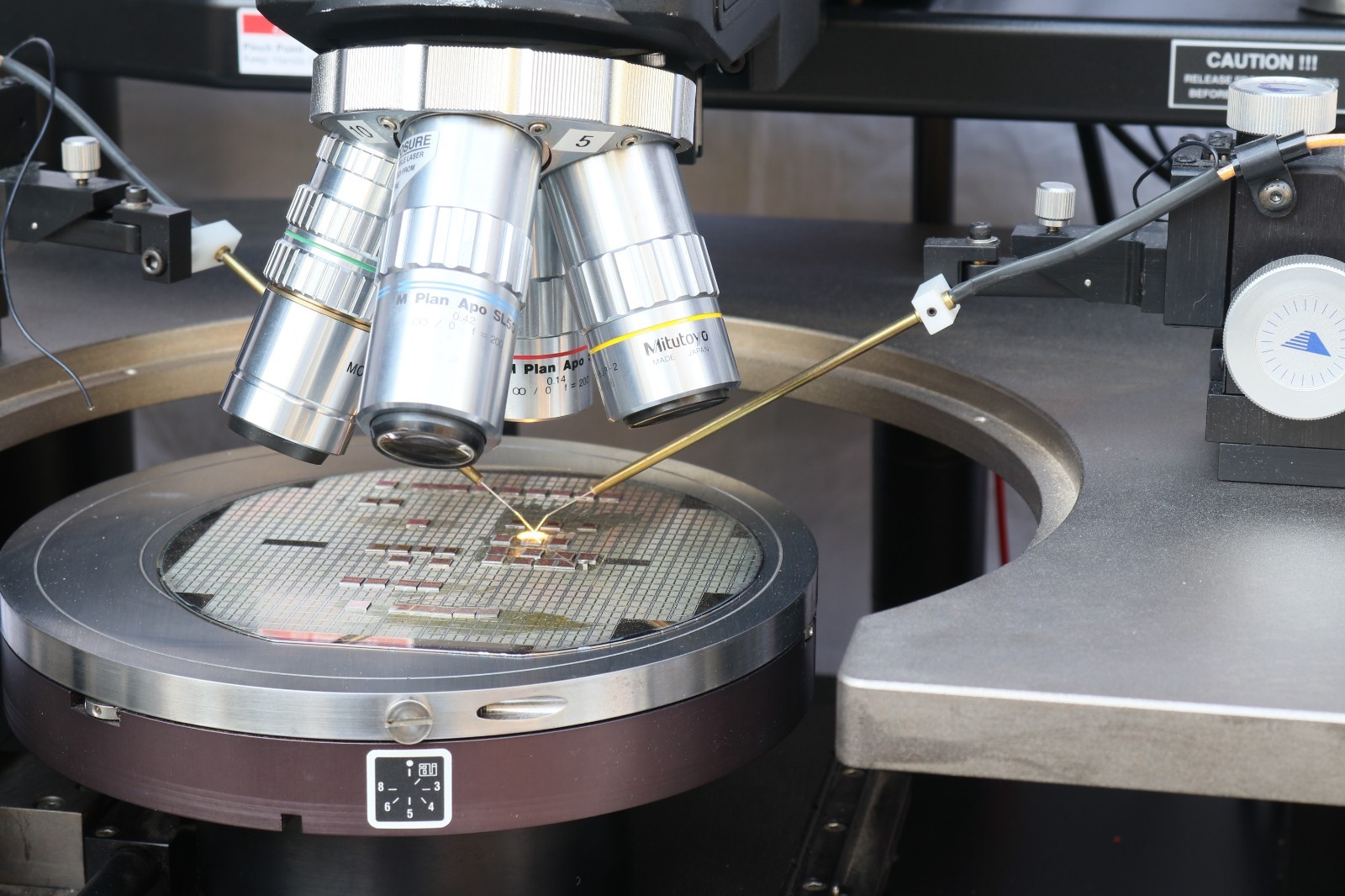 Cascade Microtech REL 4800 Manual 8 inch Prober MH DC Probes Mitutoyo ...