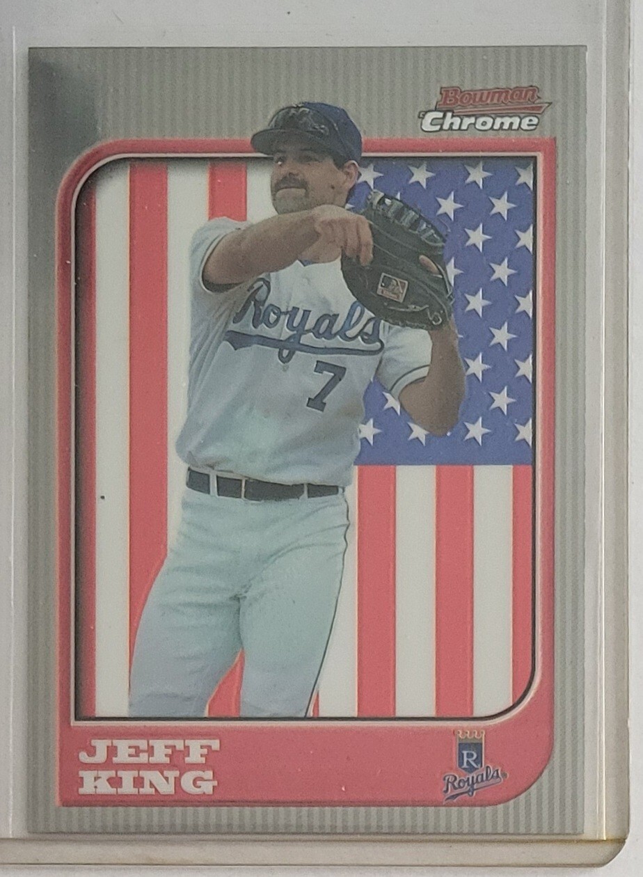 1997 Bowman Chrome International #49 Jeff King Kansas City Royals ...
