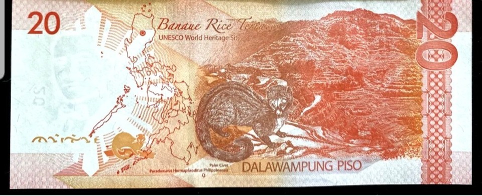 2017 Philippines 20 Piso Banknote UNC Currency. 20 Piso Uncirculated ...