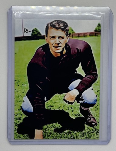 Ronald Reagan Limited Edition Artist Signed “The Gipper” Football Card ...