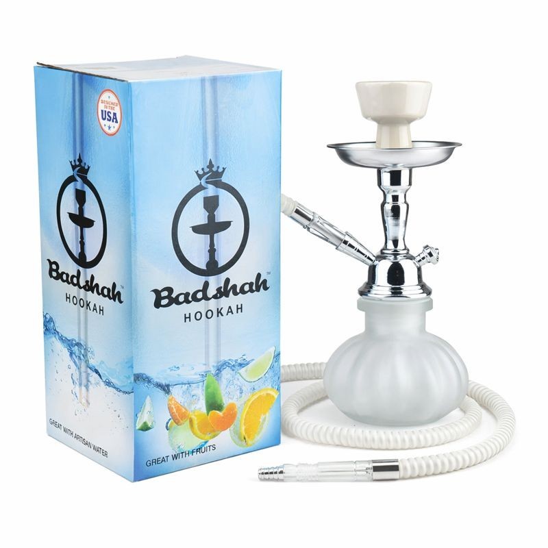 Badshah Hookah Pumpkin 10" 1 Hose White | Complete Set | Free Shipping ...