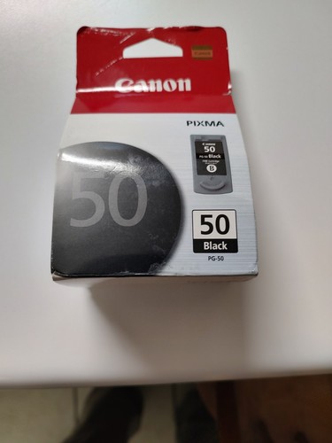 Canon PG-50 High Yield Toner Black Ink Cartridge, New, Unopened Box | eBay