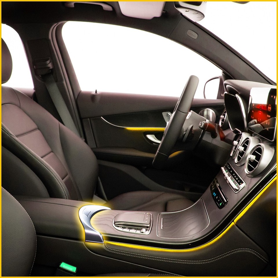 For Mercedes Benz C Class W205 GLC 2015-2020 Car Armrest Box Buttons ...