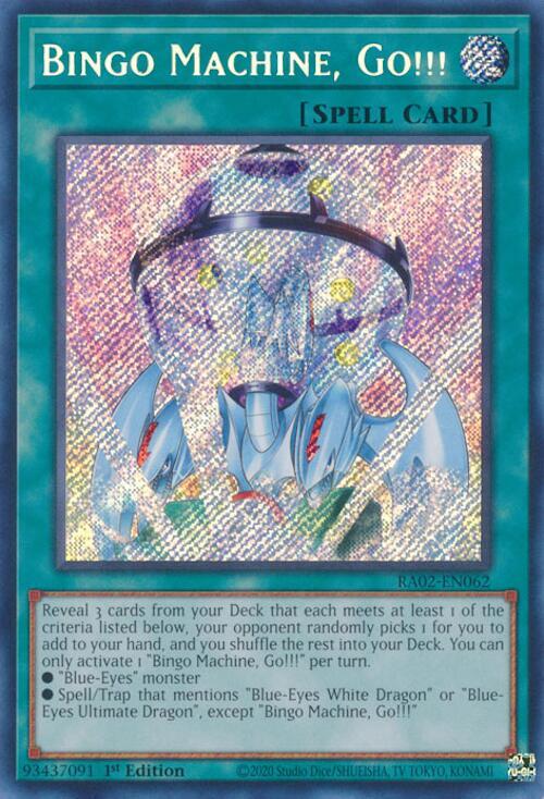 Bingo Machine, Go!!! (Secret Rare) RA02-EN062 25th Anniversary Rarity ...