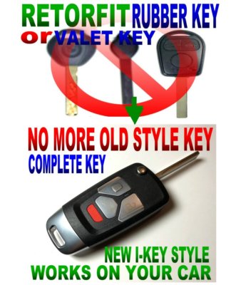 CHANGE RANGE ROVER VALET KEY or RUBBER REMOTE TO I-KEY STYLE FLIP ...