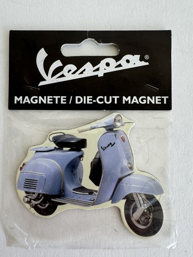 VESPA OEM DIE CUT Magnet TOY CUT OUT MOTORCYCLE SCOOTER (Lt Blue Vespa ...
