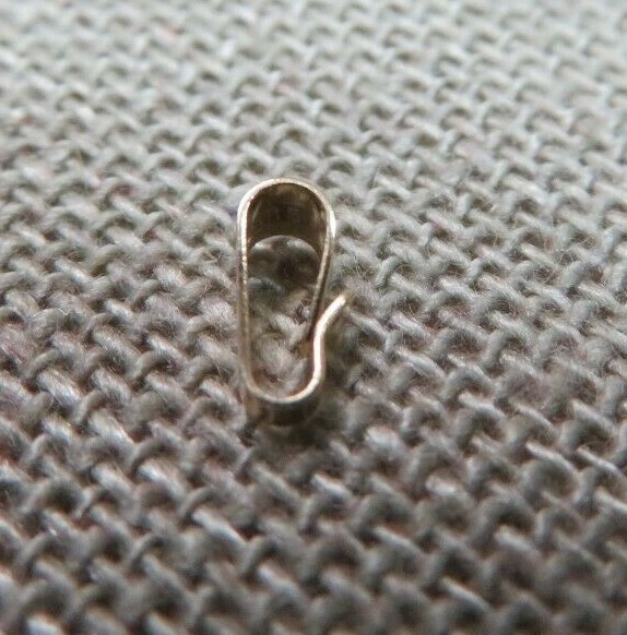 One 14k Solid Y. Gold Locket-Bail Clasp Bail Connector Snap-on Bail 5 ...