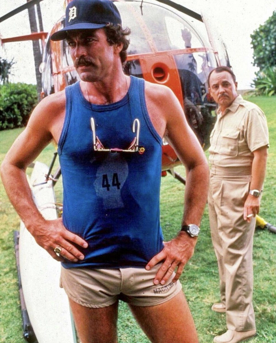 John Hillerman And Tom Selleck 169 Tom Selleck Magnum Stock Photos,