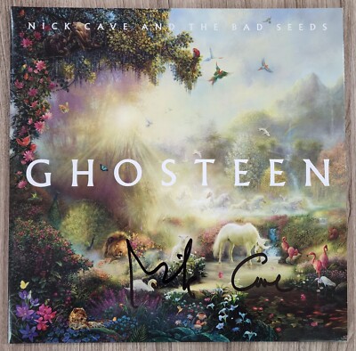 Nick Cave Signed Ghosteen Vinyl Record Album Singer Songwriter RAD | eBay