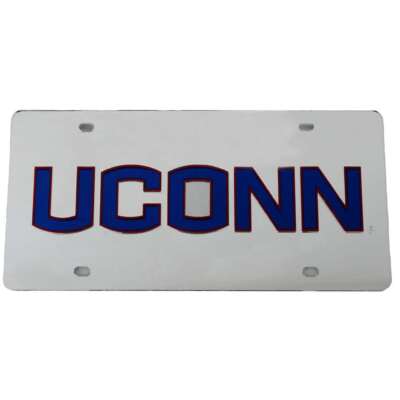 UConn Huskies Inlaid Acrylic License Plate - UCONN | eBay