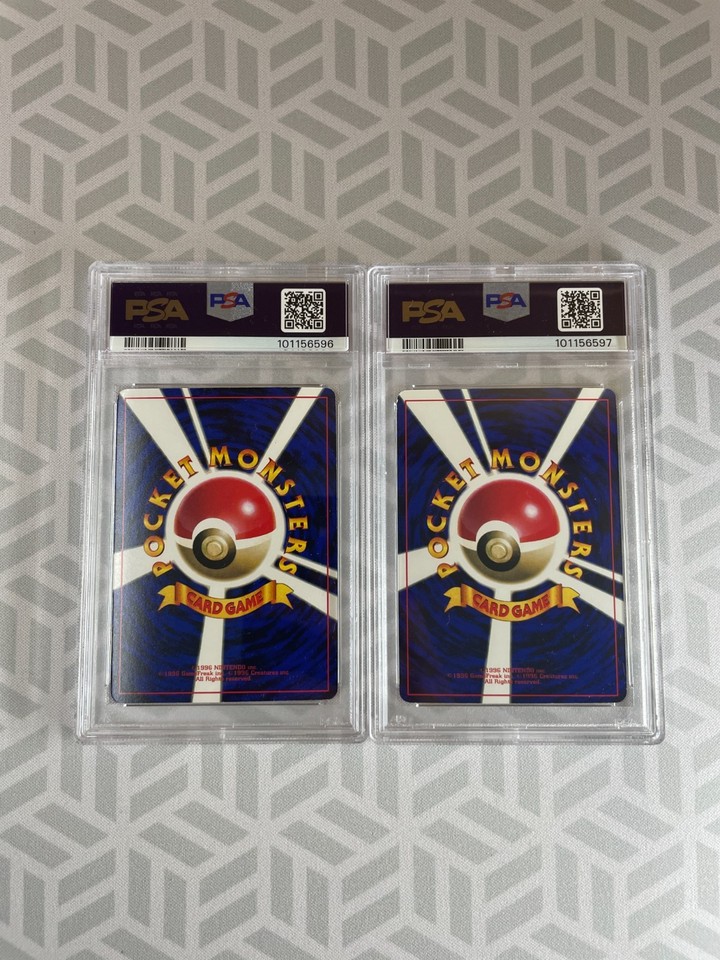 1999 POKEMON JAPANESE CD PROMO MEWTWO & MEW GLOSSY PSA 9 & 8 | eBay