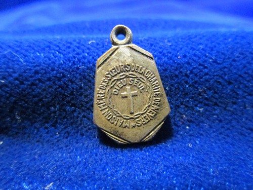 Medal Motherhouse of Sisters of Charity of Nevers France Silvertone 5/8 ...