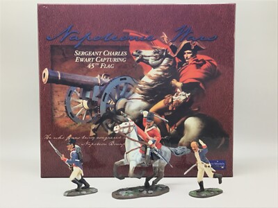 BRITAINS NAPOLEONIC WARS SERGEANT CHARLES EWART CAPTURING 45TH FLAG ...