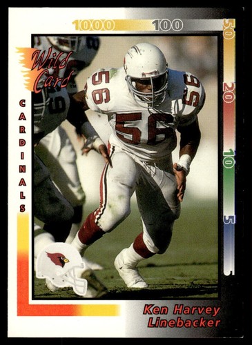 1992 Wild Card Ken Harvey Phoenix Cardinals #36 | eBay