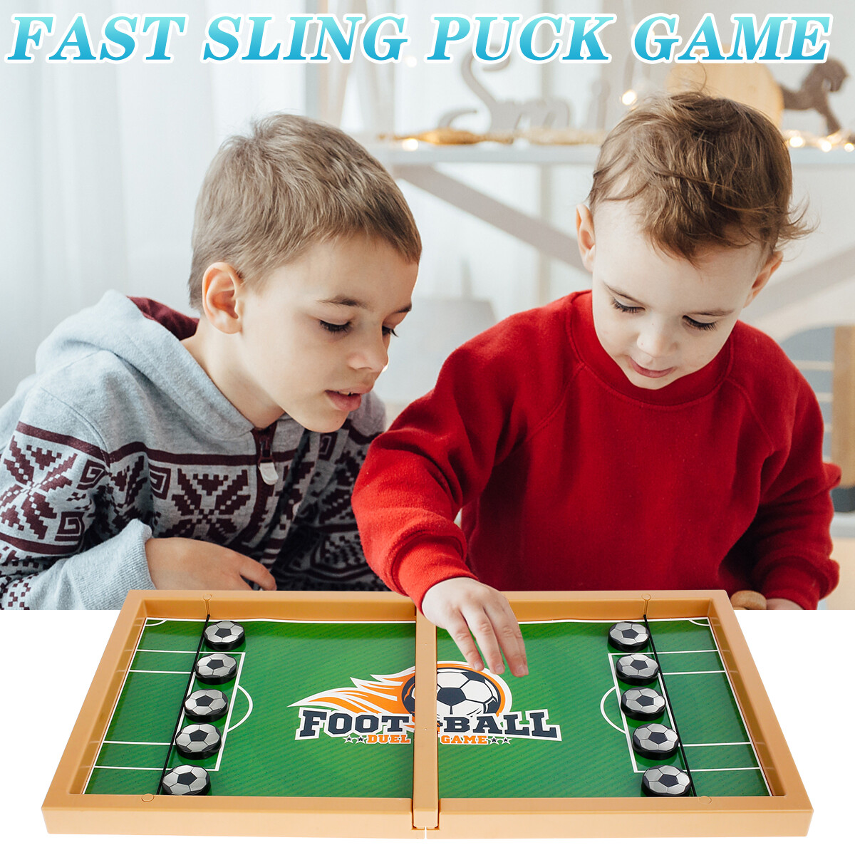 Fast Sling Puck Game Plastic Sling Football Board Game Foosball Winner ...