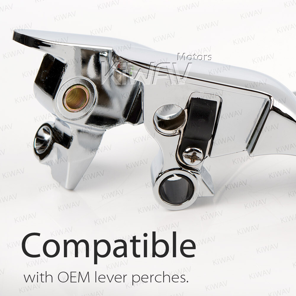 2-slot Chrome Lever kit for 2008 Harley Ultra Classic Electra Glide ...