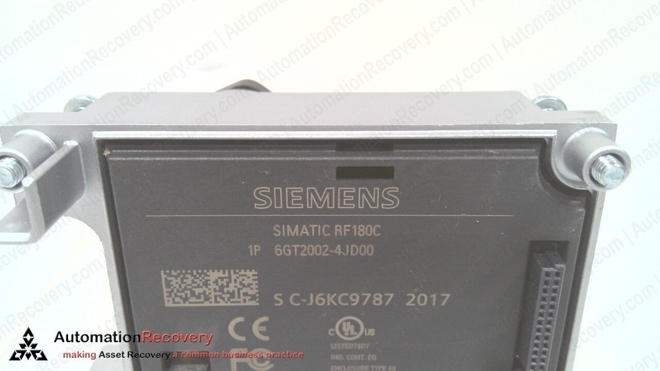 SIEMENS 6GT2002-4JD00, SIMATIC RF180C - RFID ETHERNET CONNECTION BLOCK ...