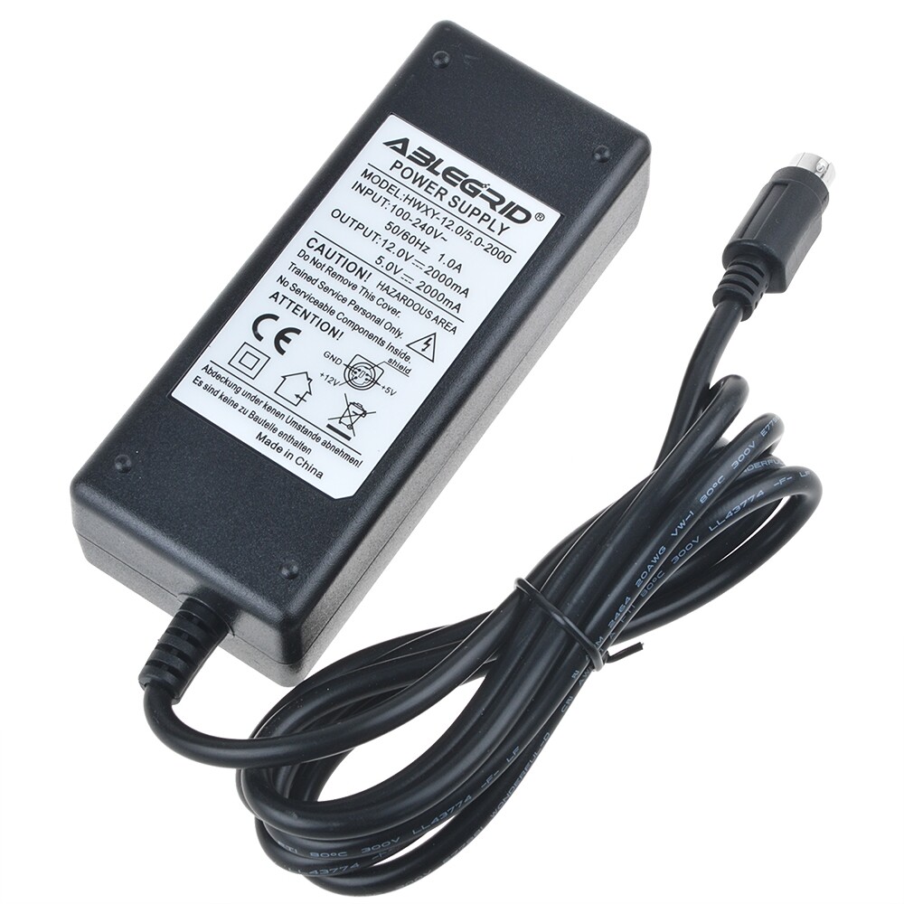 5V 12VDC 5Pin AC Power Adapter for DA-30C01 WD Elements WD5000E035-00 ...
