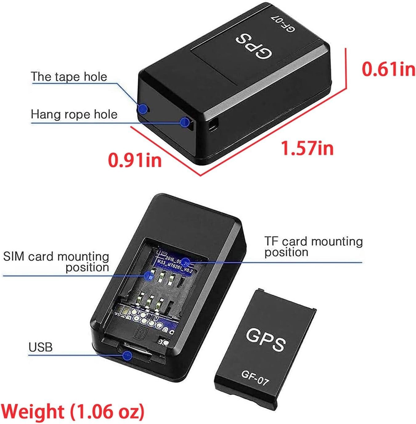 GPS Tracker for Vehicles Precise Real Time Tracking Devices,Full USA ...