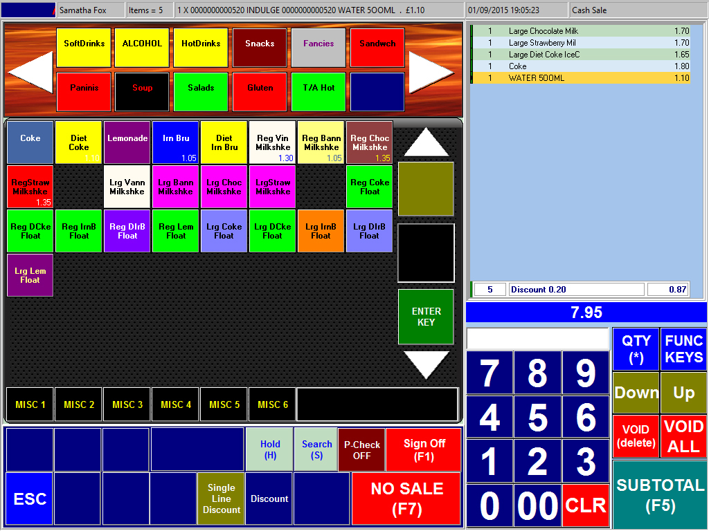 Epos POS iX50Lite Software by Epos4U - Turn your pc into a POS Till ...