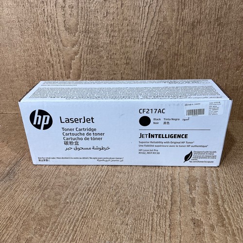 Genuine HP 17A CF217AC Black Toner Cartridge LaserJet Sealed for M102 ...