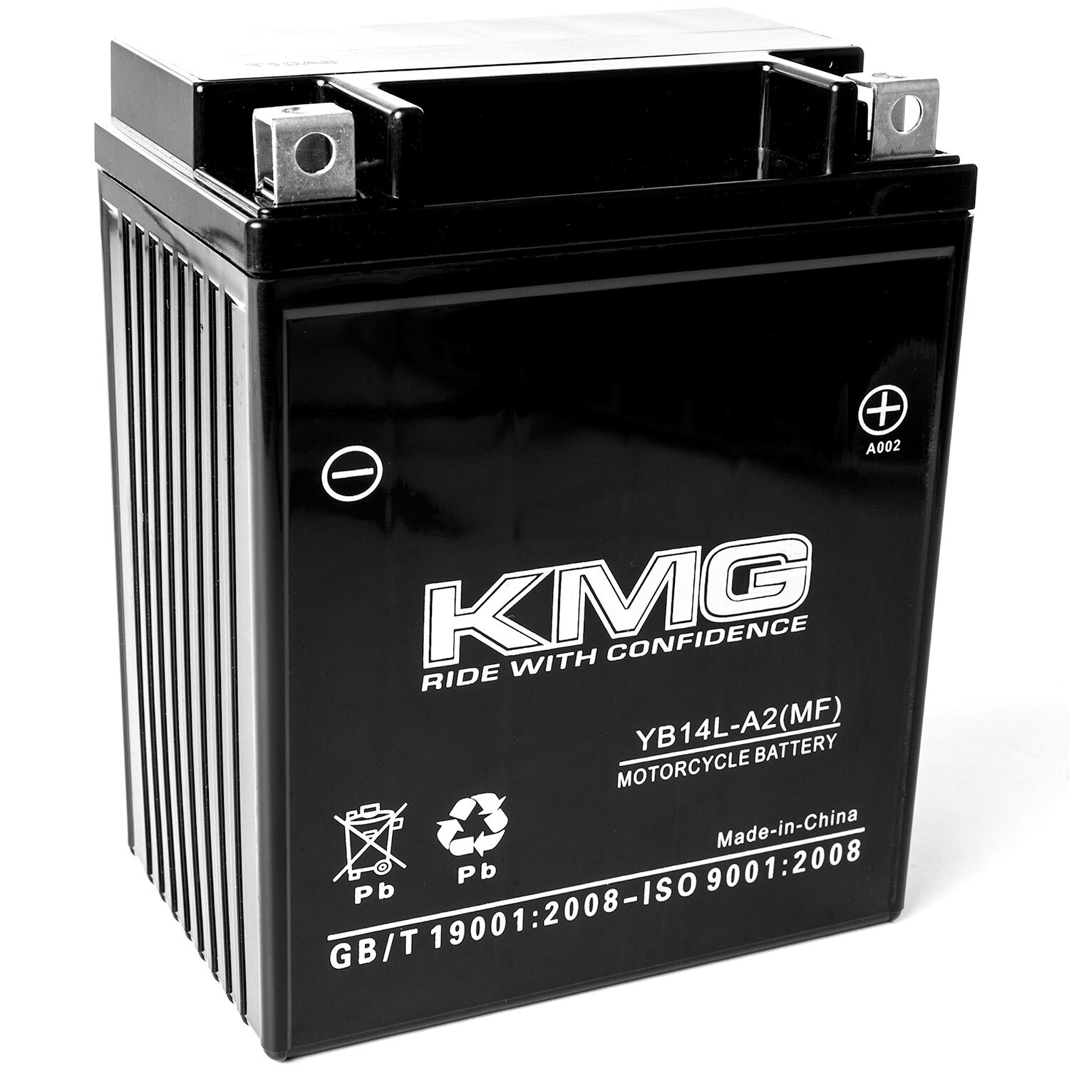 YB14L-A2 Sealed Maintenance Free Battery 12V 14AH KMG Motorcycle ...