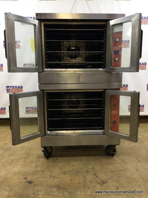 Vulcan Double Stack Convection Oven Model Vc4gd In Natural Vulcan Gas