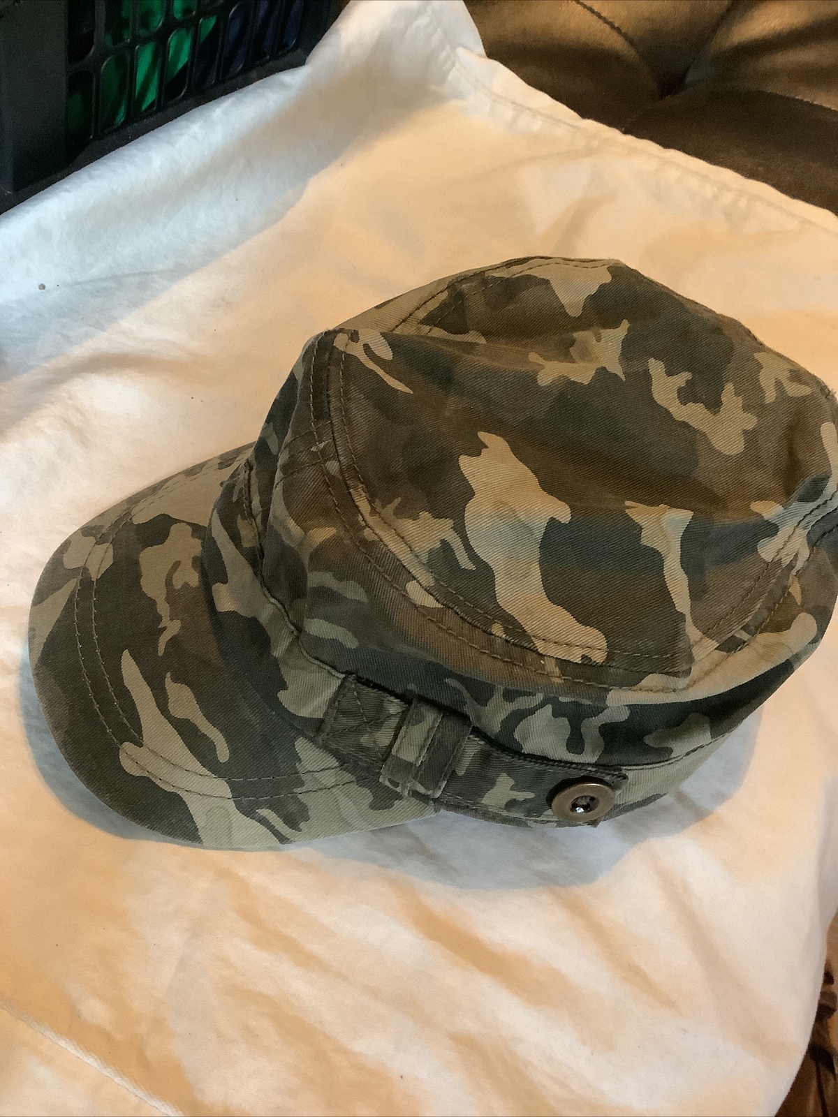 Cadet Military Army Camo Camouflage Cap Hat - Gem