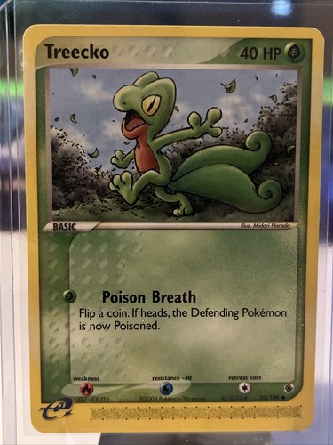 Pokémon TCG Treecko EX Ruby and Sapphire 75/109 Regular Common MP | eBay