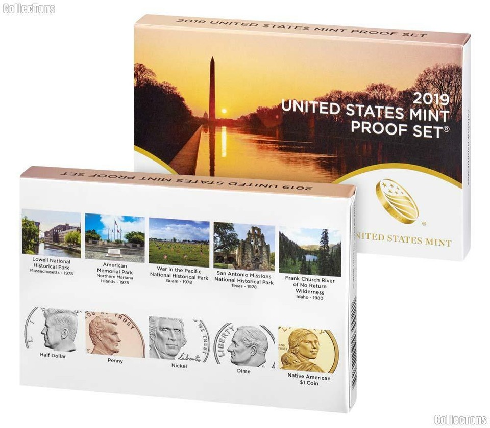 2019 PROOF SET * ORIGINAL * 10 Coin U.S. Mint Proof Set | eBay