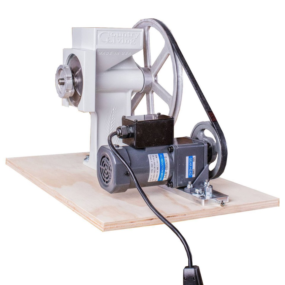 Country Living Grain Mill Motorization Kit, Hand Mill to Motor-Driven ...