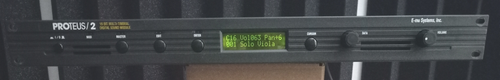 E-MU PROTEUS 2 DIGITAL SOUND MODULE - Model 9012, 16 Bit w/ Manual ...