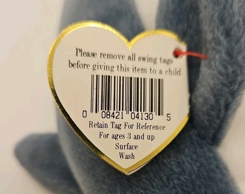 RARE ERROR Ty Beanie Baby Crunch 4130 RARE Canadian Model Lots of ...